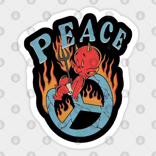 baby devil - Baby Devil - Sticker | TeePublic